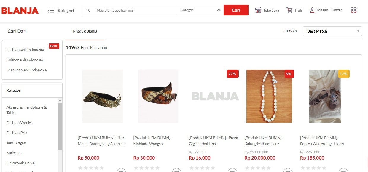 Marketplace Blanja.com Dari Bangsa Untuk Bangsa
